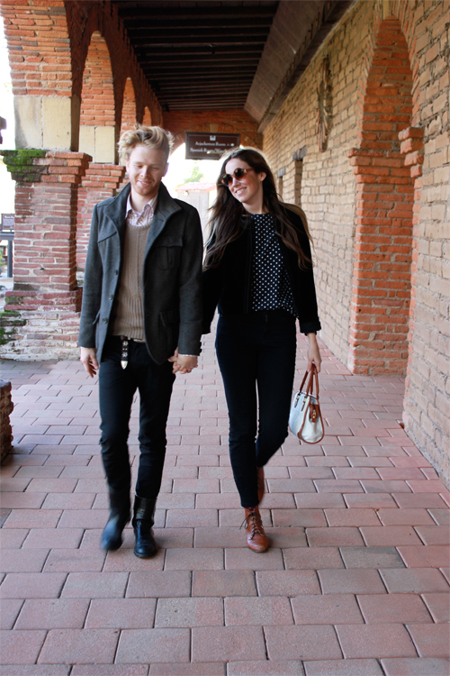 caitlin-and-tanner-at-mission-san-juan - The House That Lars Built