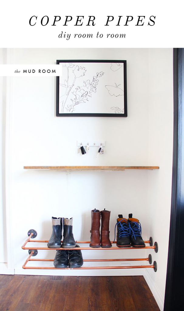 COPPER-PIPE-SHOE-RACK - The House That Lars Built