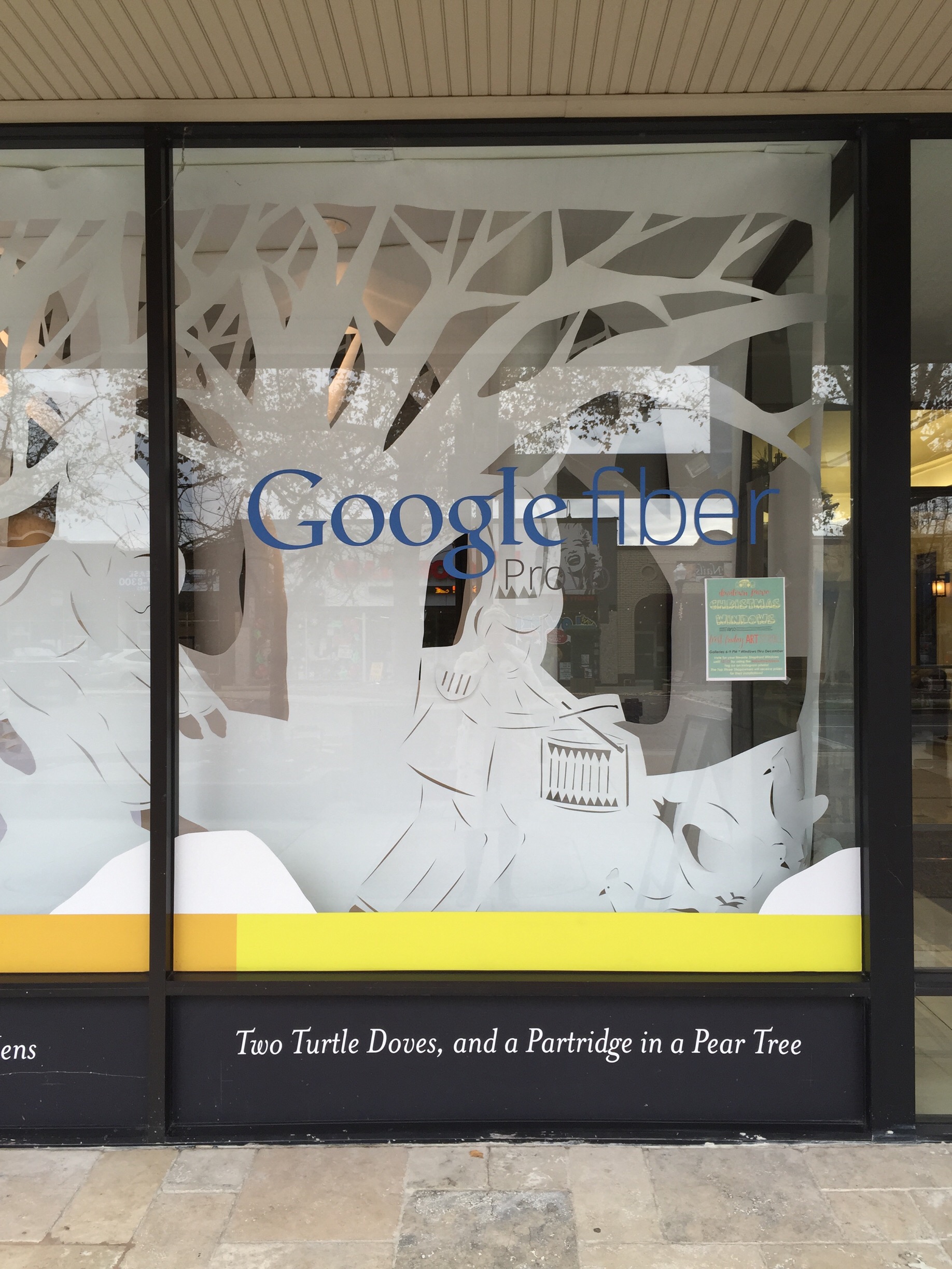 12 Days of Christmas paper cut window displays - The House That Lars Built