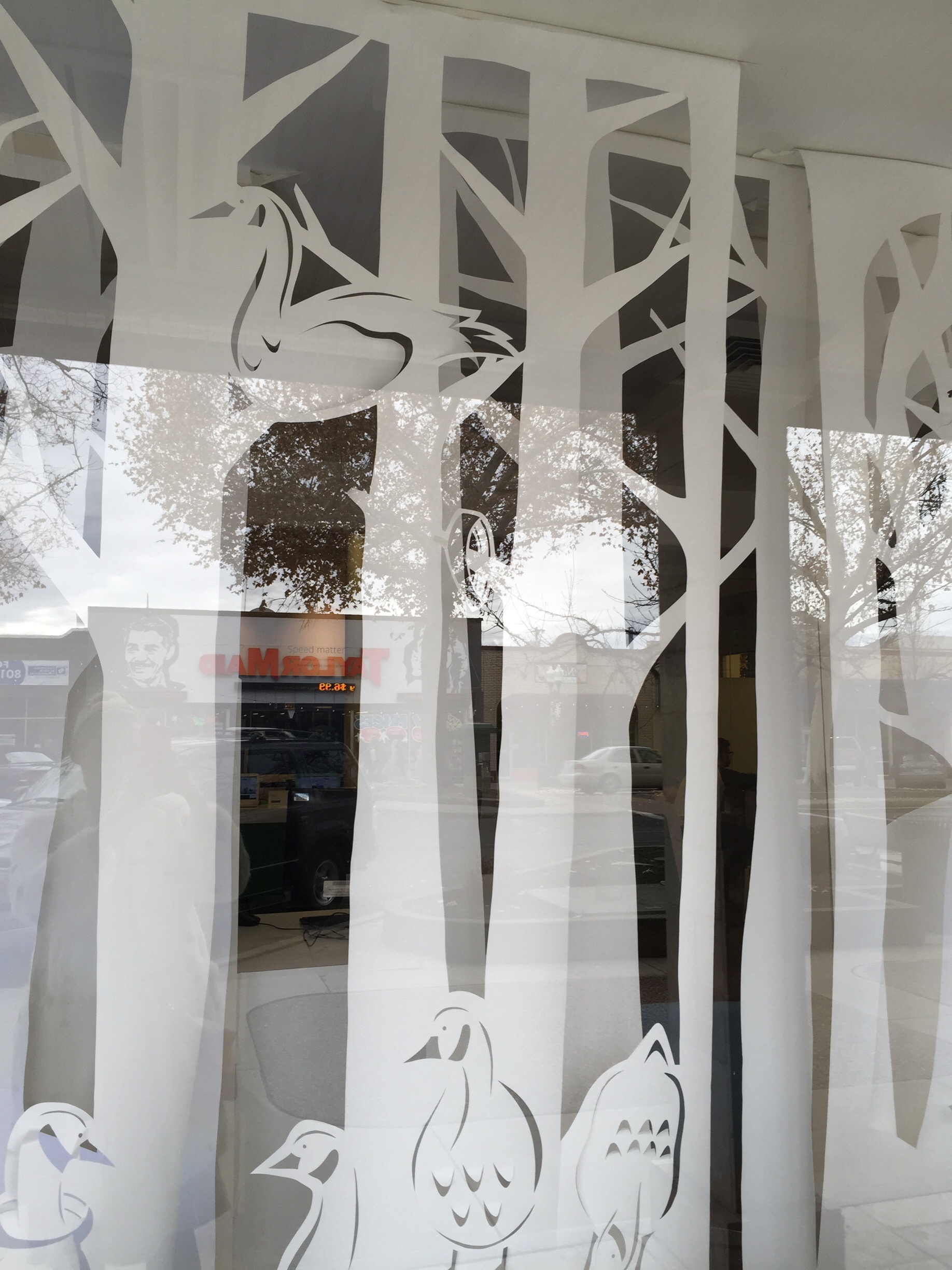 12 Days of Christmas paper cut window displays - The House That Lars Built