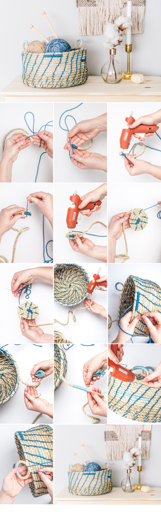 DIY rope basket