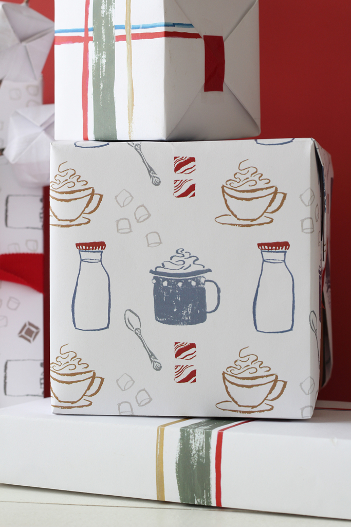 hot-cocoa-wrapping-paper-free - The House That Lars Built