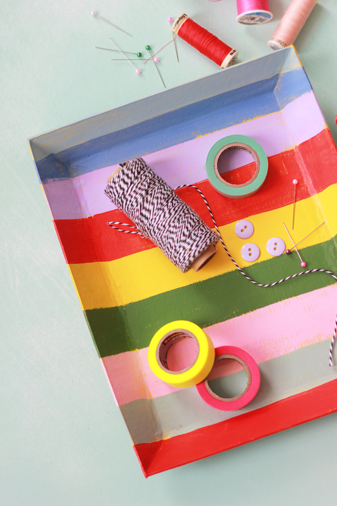 Painted paper trays - The House That Lars Built