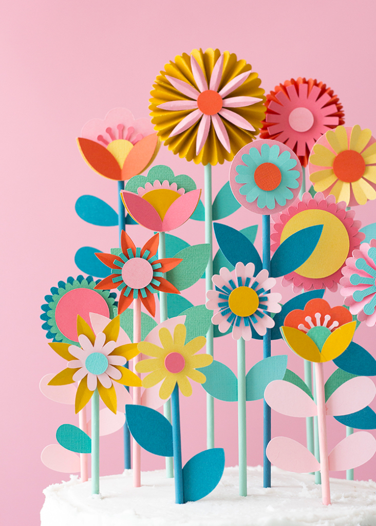 Mother's day floral cake topper - The House That Lars Built
