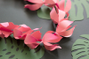 DIY Paper lei for graduation - The House That Lars Built