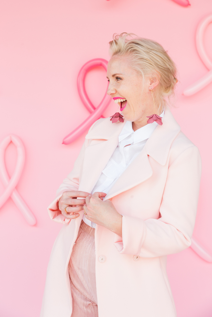 Pink Thread Project and DIY Breast Cancer Awareness Ribbon Balloons