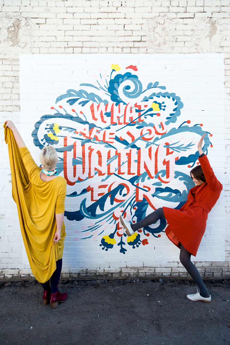 Dove Mural: What are you waiting for? - The House That Lars Built