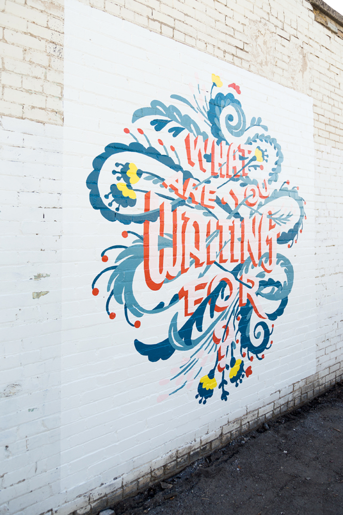 Dove Mural: What are you waiting for? - The House That Lars Built
