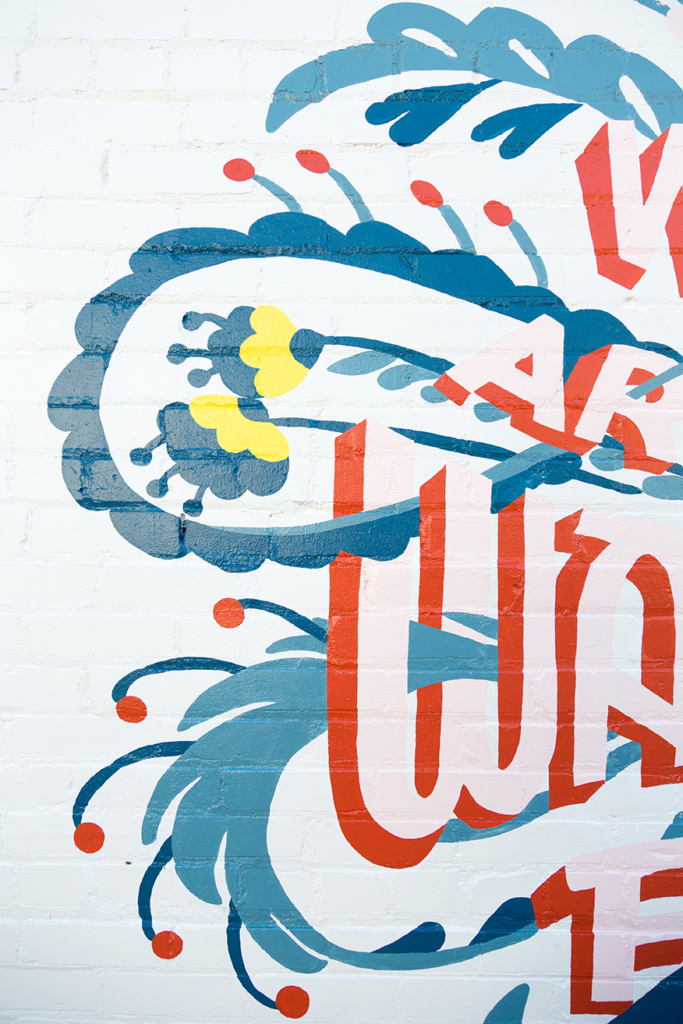 Dove Mural: What are you waiting for? - The House That Lars Built