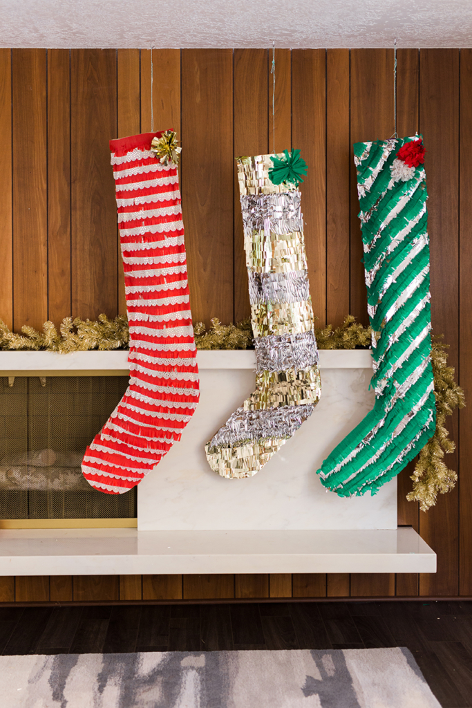DIY Oversized paper stockings - The House That Lars Built