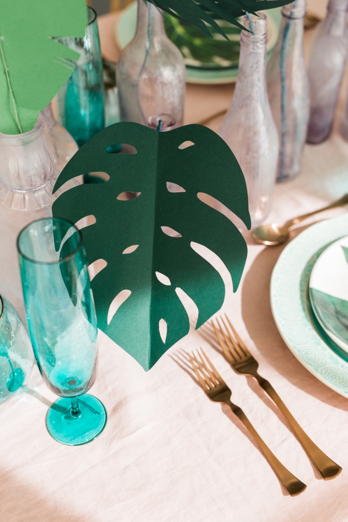 Paper plant tablescape - The House That Lars Built