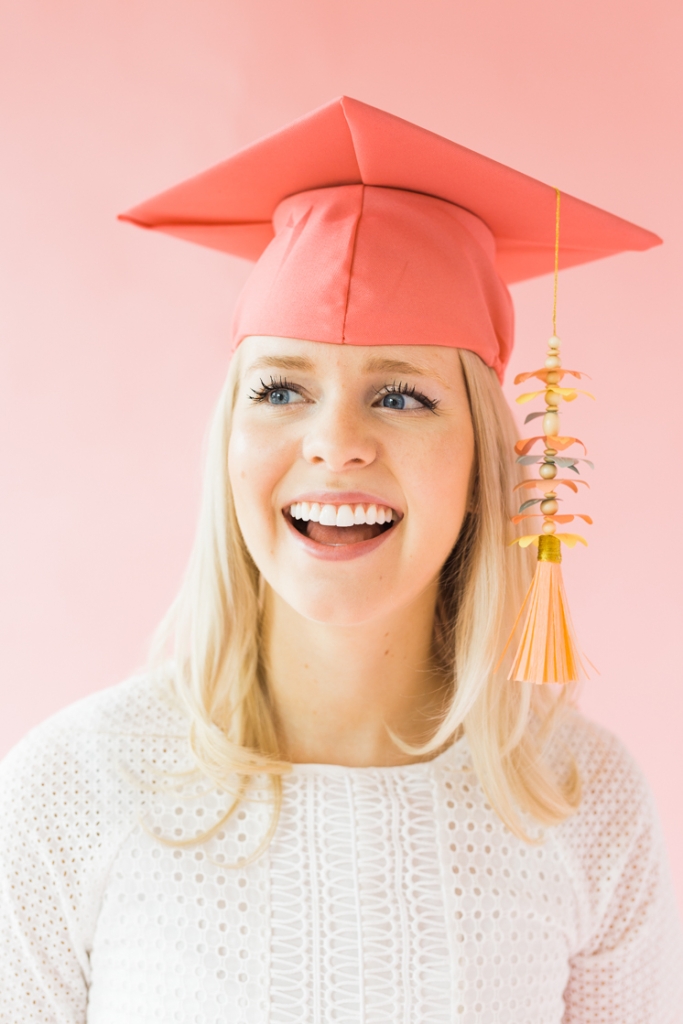 Paper Flower Graduation Tassel - The House That Lars Built
