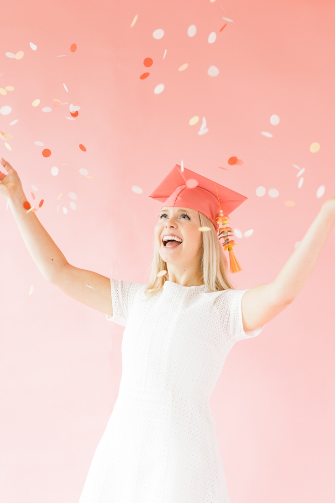 Paper Flower Graduation Tassel - The House That Lars Built