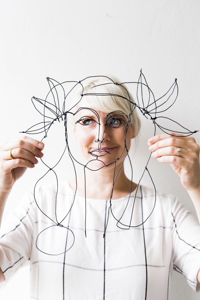 DIY Wire Portrait - The House That Lars Built