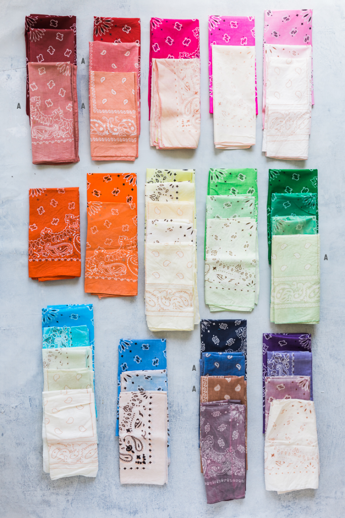 DIY Dyed Handkerchiefs - The House That Lars Built
