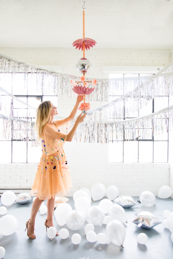 Disco Ball Ceiling Installation - The House That Lars Built