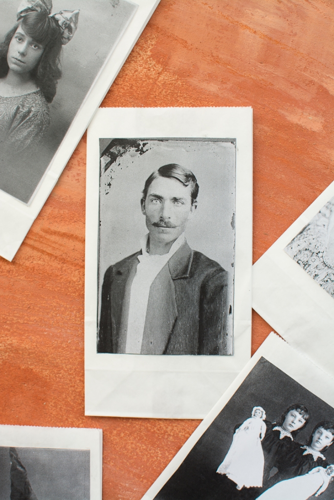 Paper Bag Portrait Luminaries - The House That Lars Built