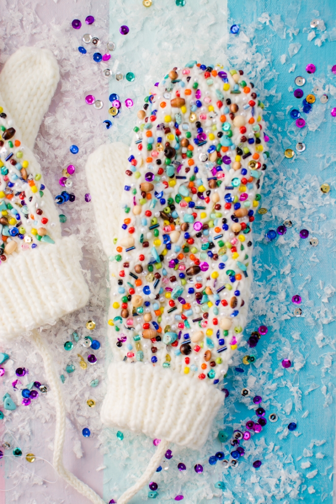 DIY Beaded Mittens - The House That Lars Built