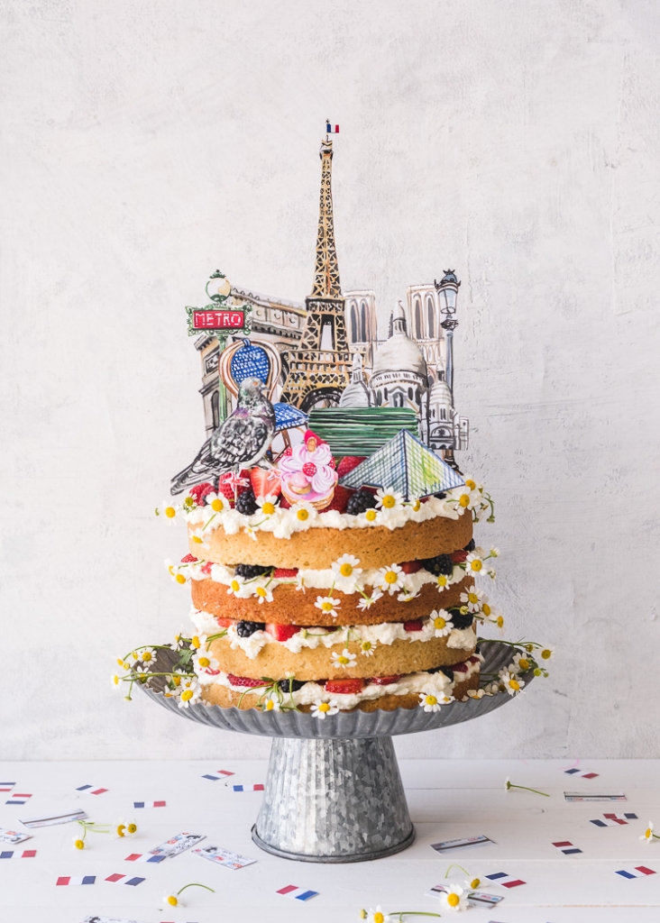 Paris Cake Topper and Confetti - The House That Lars Built