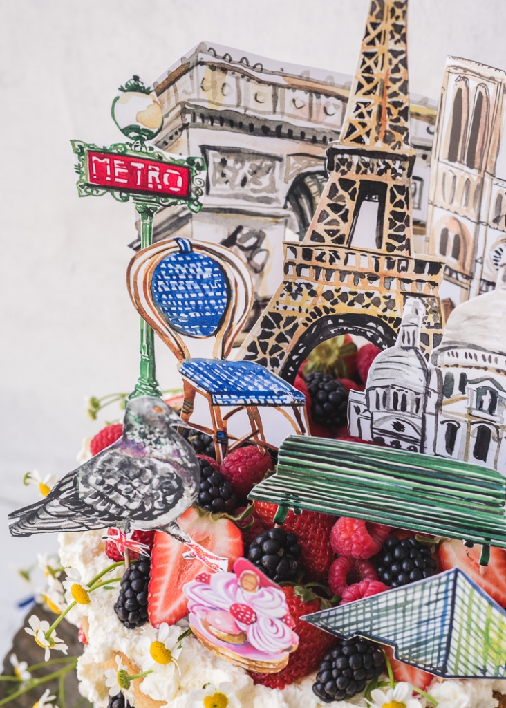 Paris Cake Topper and Confetti - The House That Lars Built