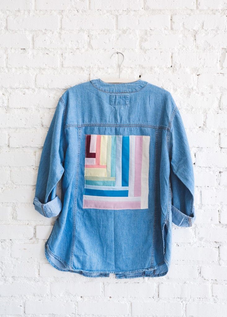 Denim Jacket Quilted Applique - The House That Lars Built