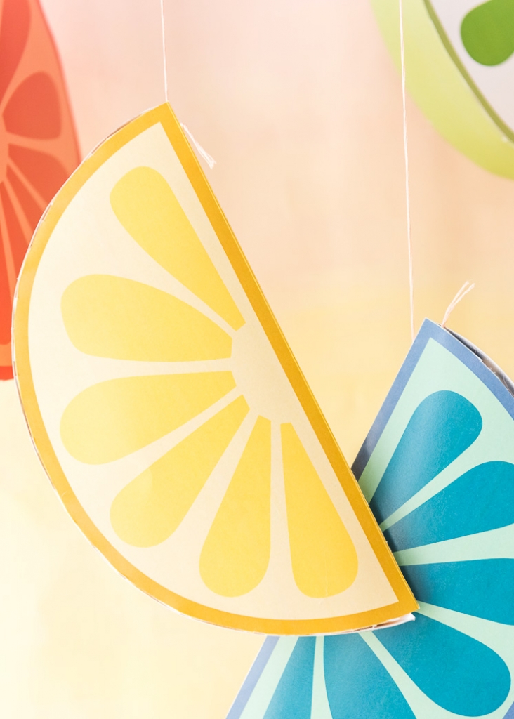 Printable Paper Fruit Decorations - The House That Lars Built