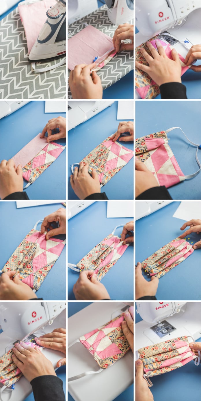 DIY Quilted Face Mask - The House That Lars Built