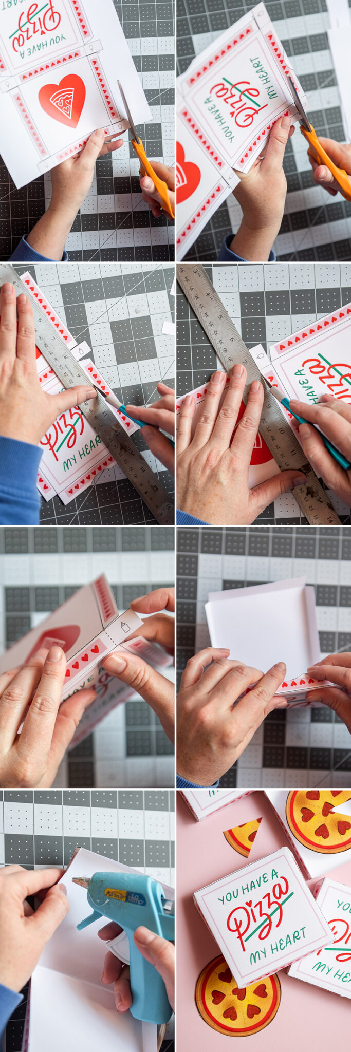 Valentine pizza boxes - The House That Lars Built