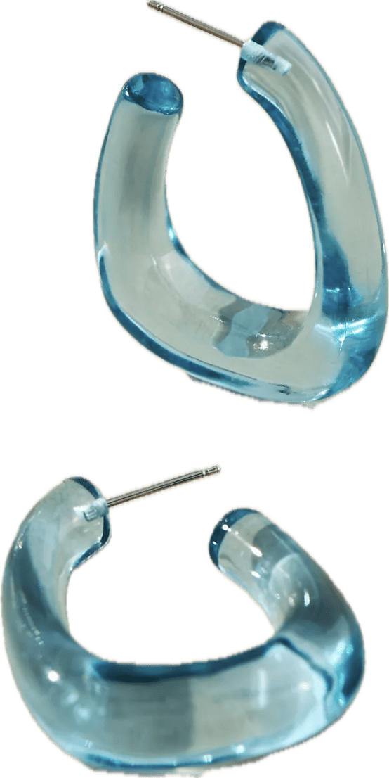 acrylic earrings - The House That Lars Built